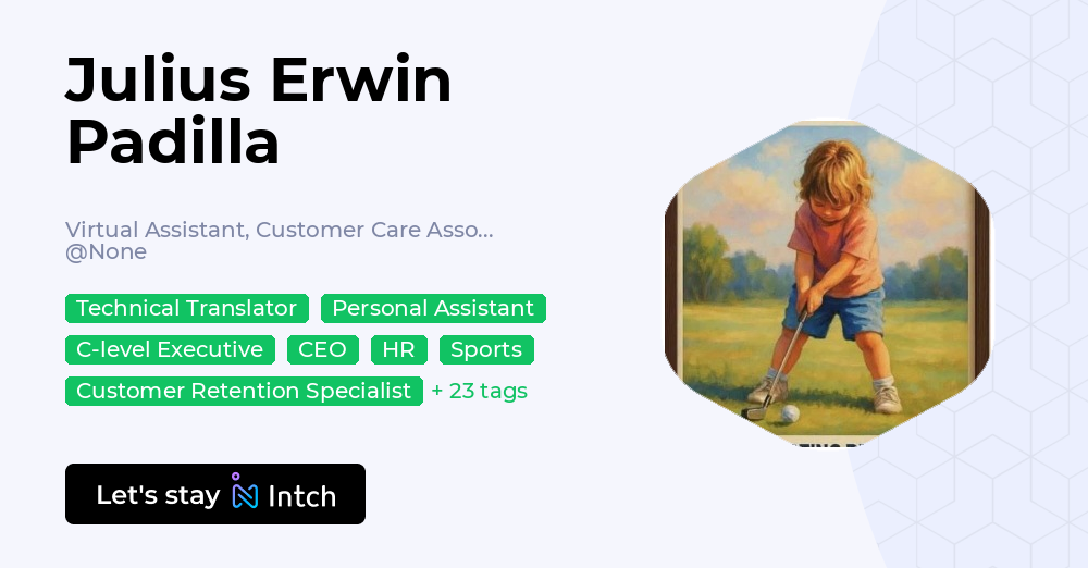Julius Erwin Padilla - Virtual Assistant, Customer Care Associate ...