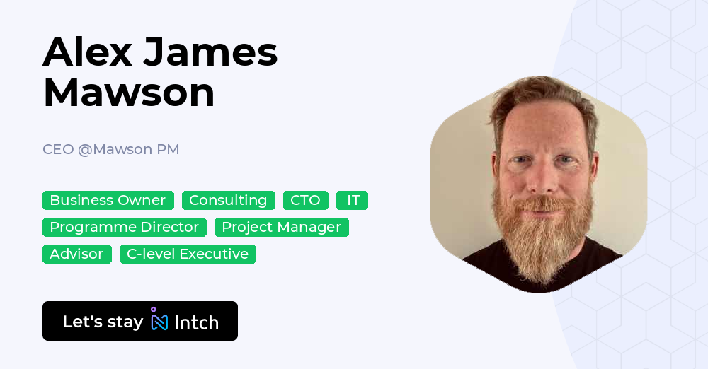 Alex James Mawson - CEO, Mawson PM | Intch