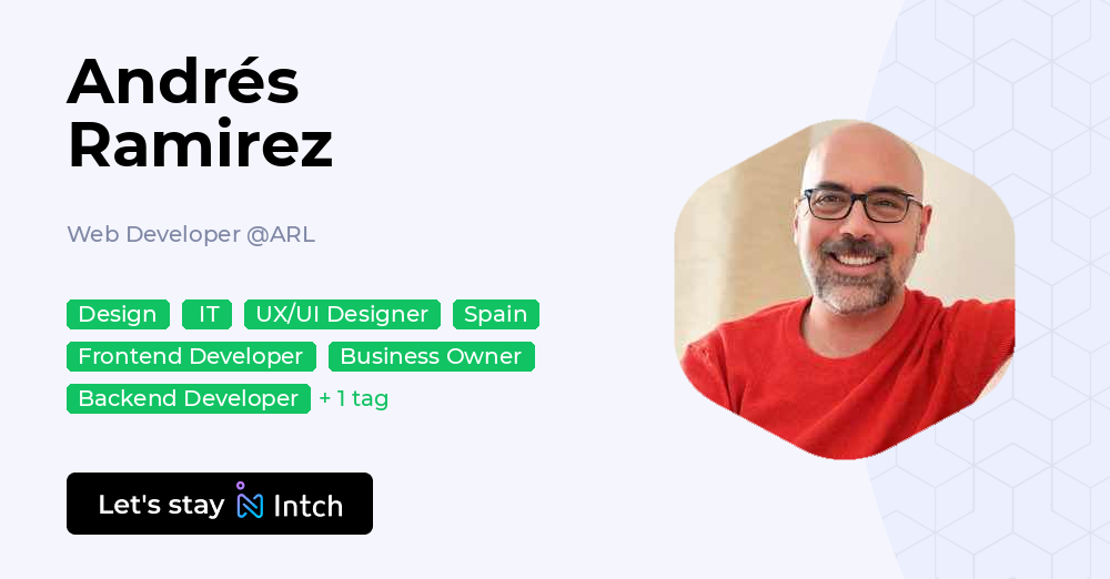 Andrés Ramirez - Web Developer, ARL | Intch
