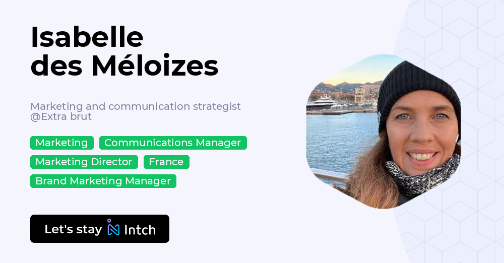 Isabelle des Méloizes - Marketing and communication strategist, Extra ...
