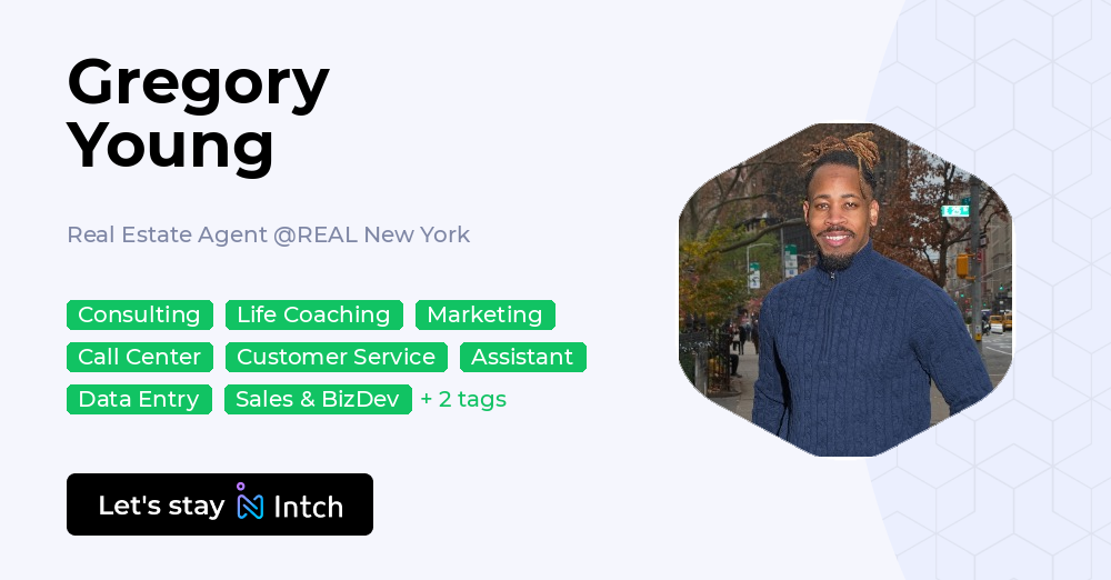 Gregory Young - Real Estate Agent, REAL New York | Intch
