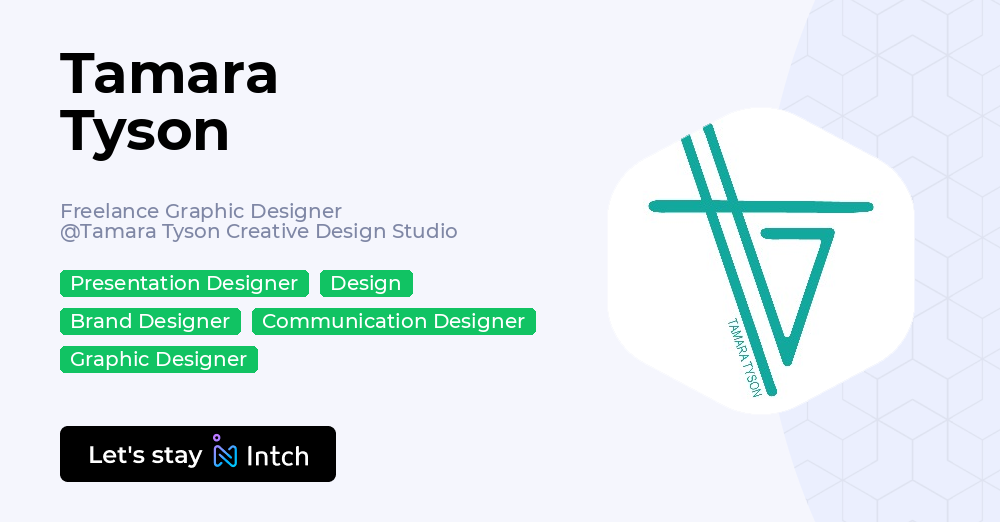 Tamara Tyson - Freelance Graphic Designer, Tamara Tyson Creative Design ...
