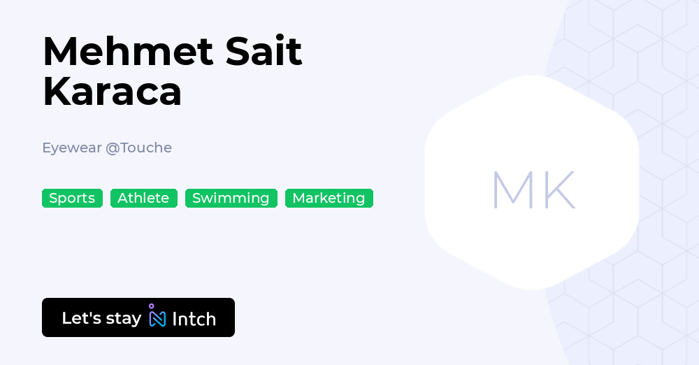 Mehmet Sait Karaca - Eyewear, Touche | Intch