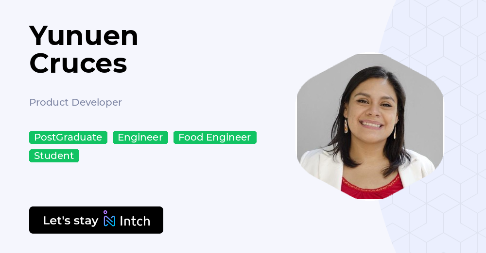 Yunuen Cruces - Product Developer, | Intch