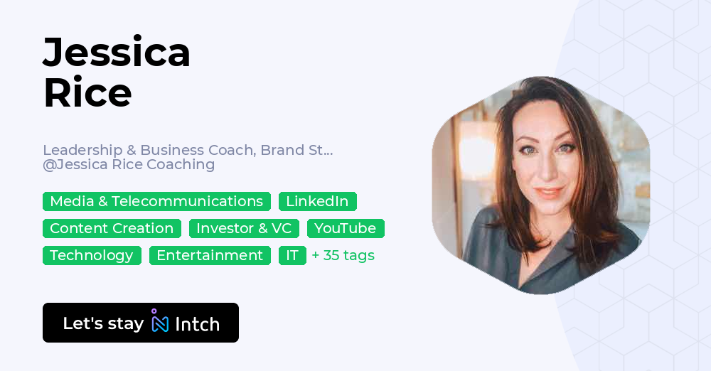 Jessica Rice - Leadership & Business Coach, Brand Strategist, Designer ...