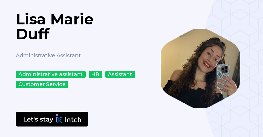Lisa Marie Duff - Administrative Assistant, | Intch