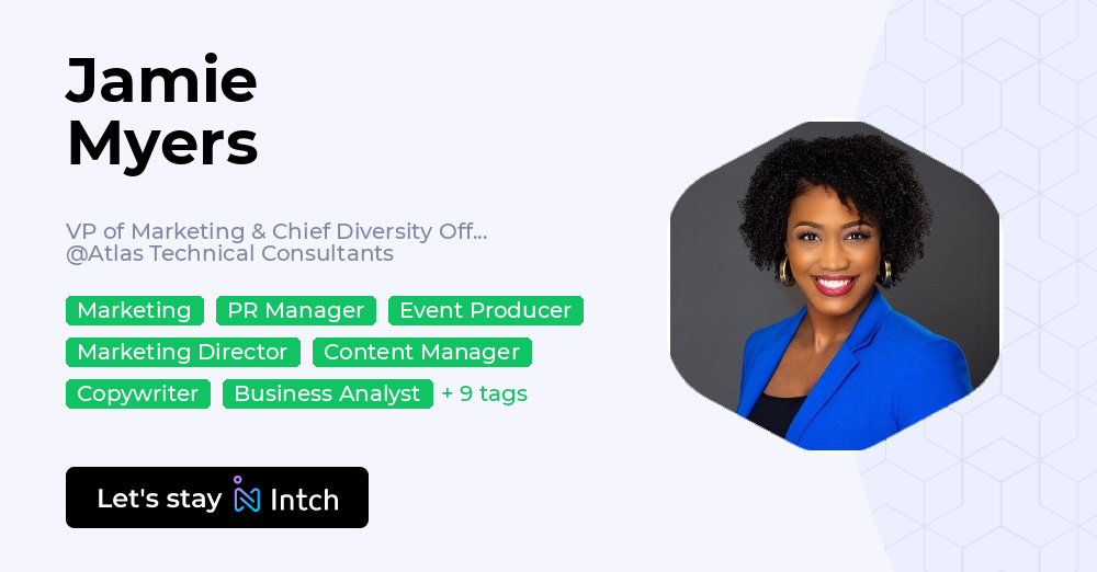 Jamie Myers - VP of Marketing & Chief Diversity Officer, Atlas ...