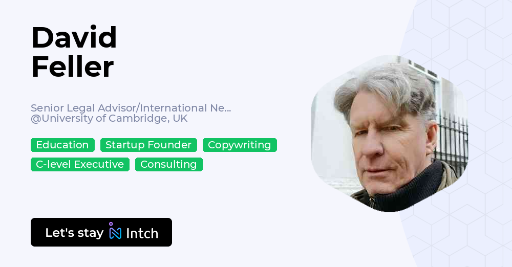 David Feller - Senior Legal Advisor/International Negotiation/contract ...