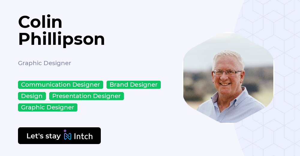 Colin Phillipson - Graphic Designer, | Intch