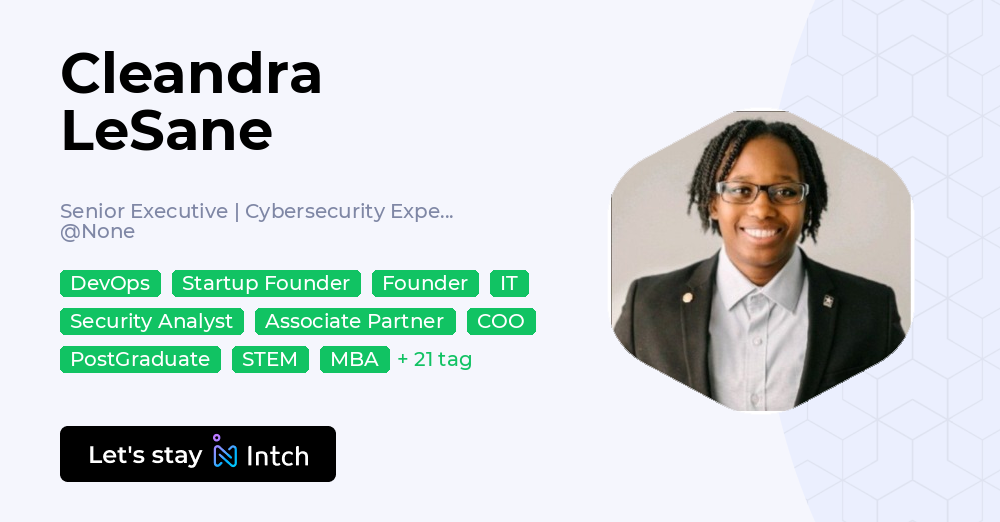 Cleandra LeSane - Senior Executive | Cybersecurity Expert | Consultant ...
