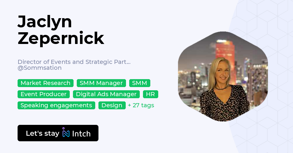 Jaclyn Zepernick - Director of Events and Strategic Partnerships ...