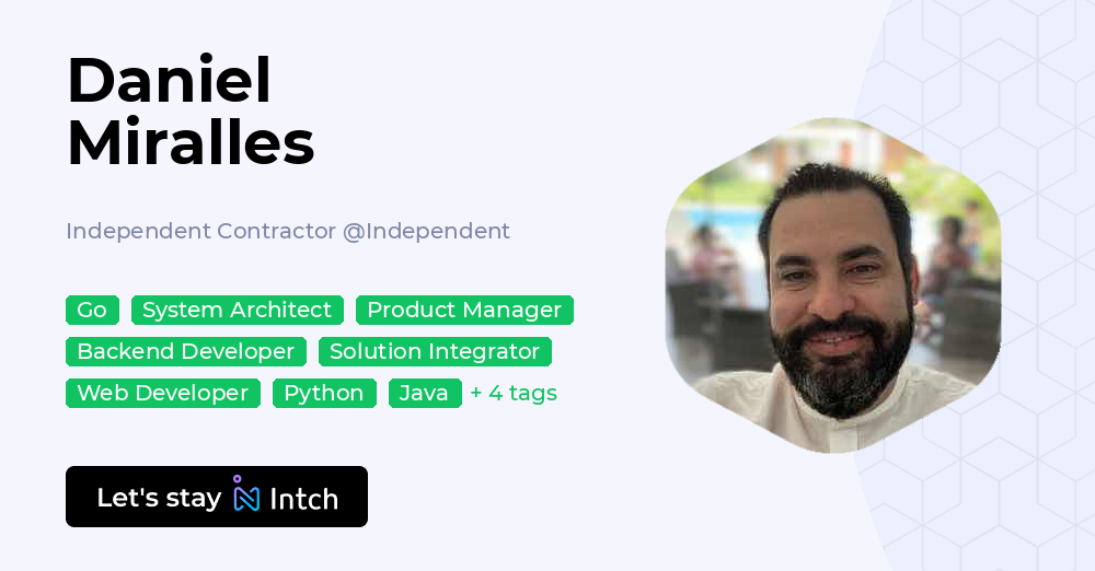 Daniel Miralles - Independent Contractor, Independent | Intch