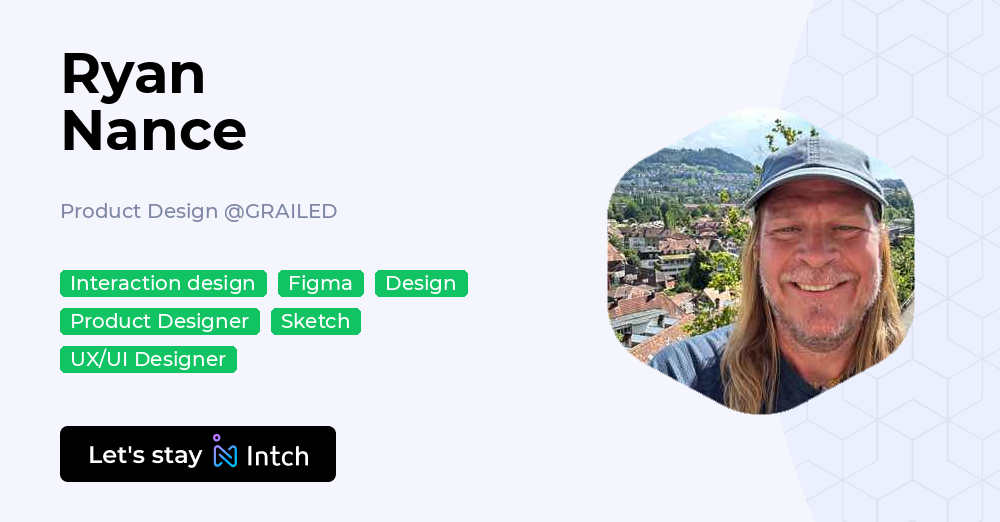 Ryan Nance - Product Design, GRAILED | Intch