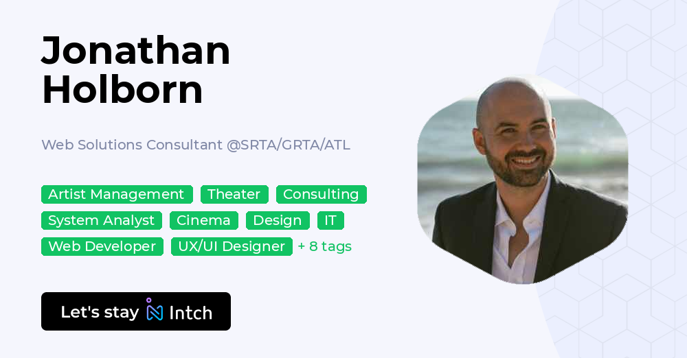 Jonathan Holborn - Web Solutions Consultant, SRTA/GRTA/ATL | Intch
