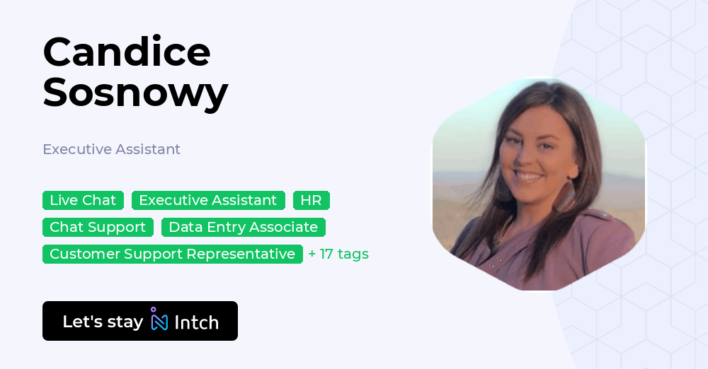 Candice Sosnowy - Executive Assistant, | Intch
