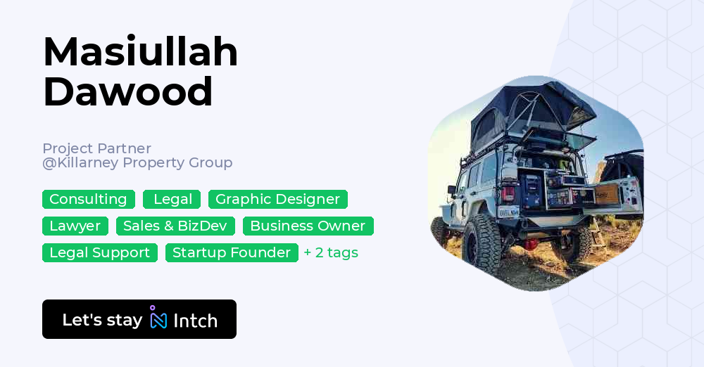 Masiullah Dawood - Project Partner, Killarney Property Group | Intch