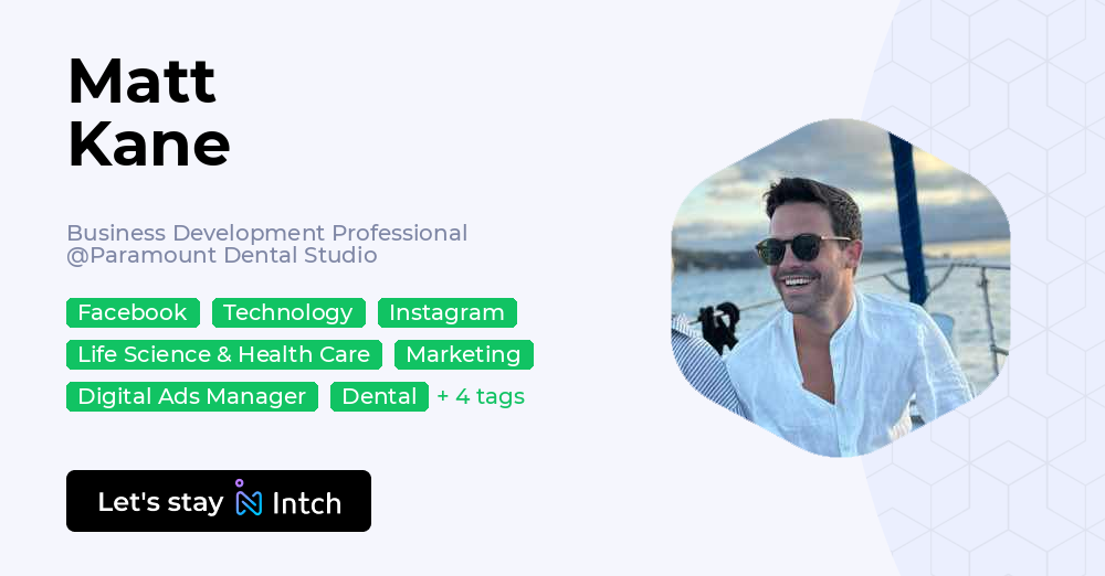 Matt Kane - Business Development Professional, Paramount Dental Studio ...