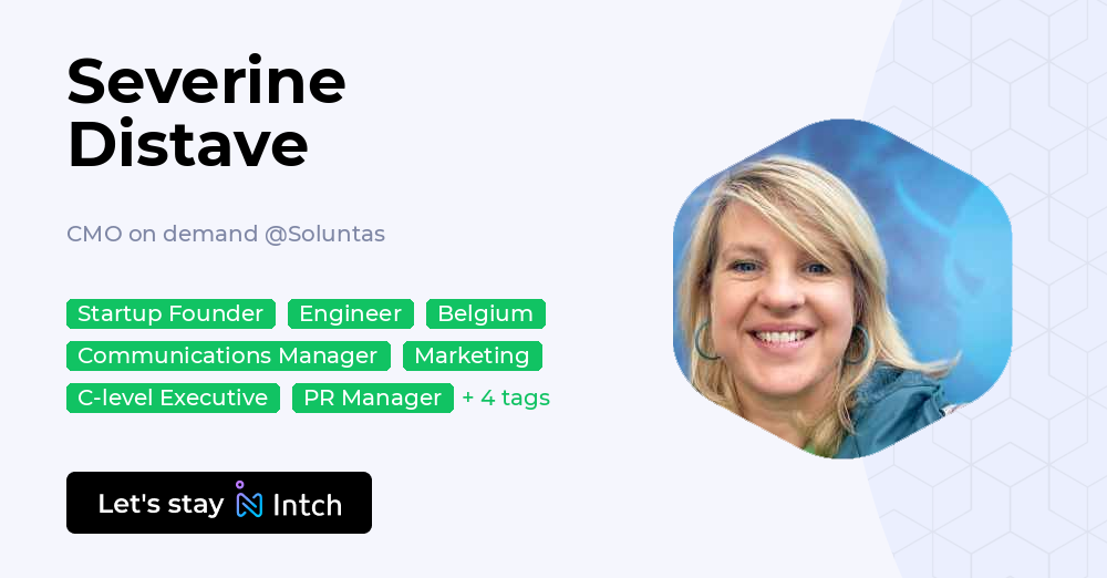 Severine Distave - CMO on demand, Soluntas | Intch