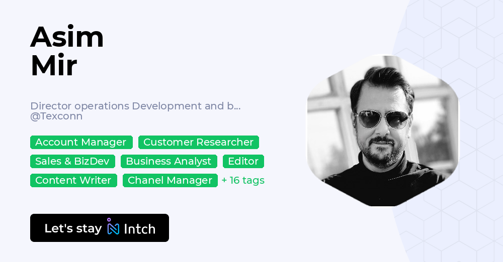 Asim Mir - Director operations Development and business analysis ...