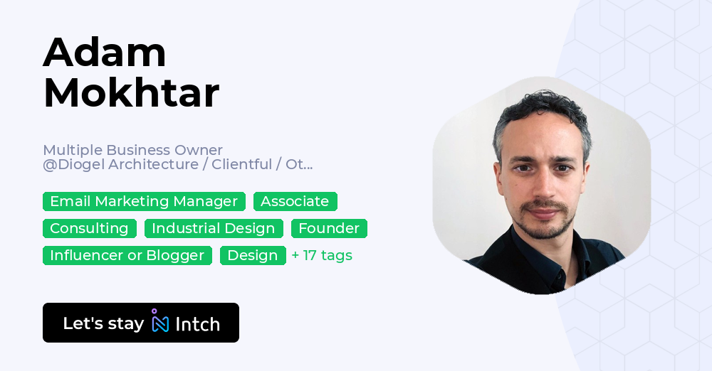 Adam Mokhtar - Multiple Business Owner, Diogel Architecture / Clientful ...