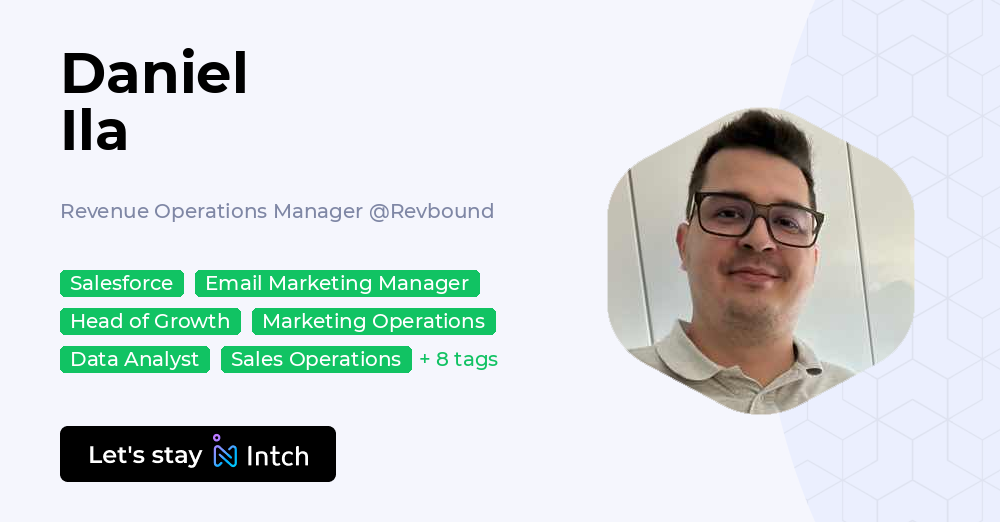 Daniel Ila - Revenue Operations Manager, Revbound | Intch