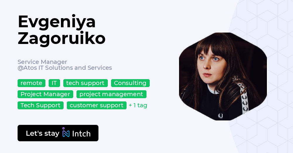 Evgeniya Zagoruiko - Service Manager, Atos IT Solutions and Services ...