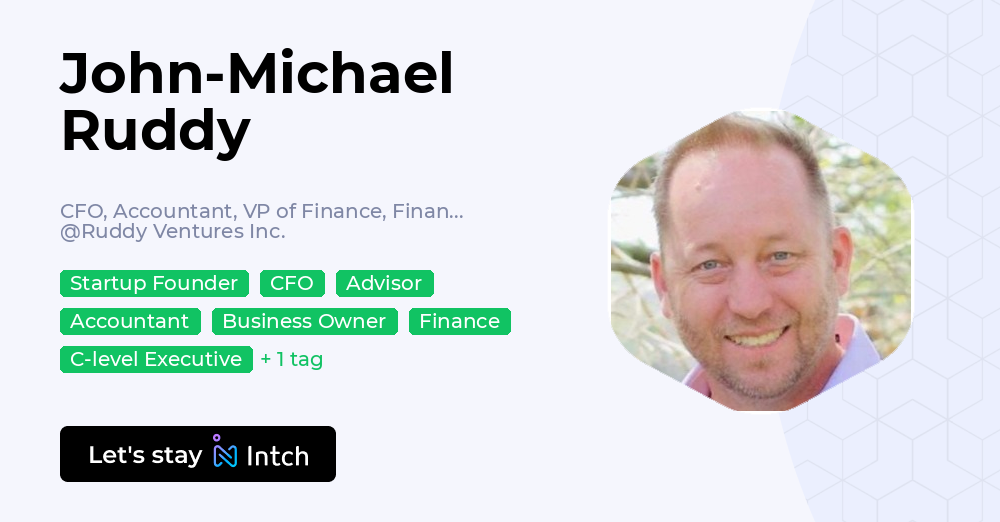 John-Michael Ruddy - CFO, Accountant, VP of Finance, Financial ...
