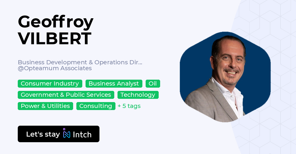 Geoffroy VILBERT - Business Development & Operations Director / Growth ...