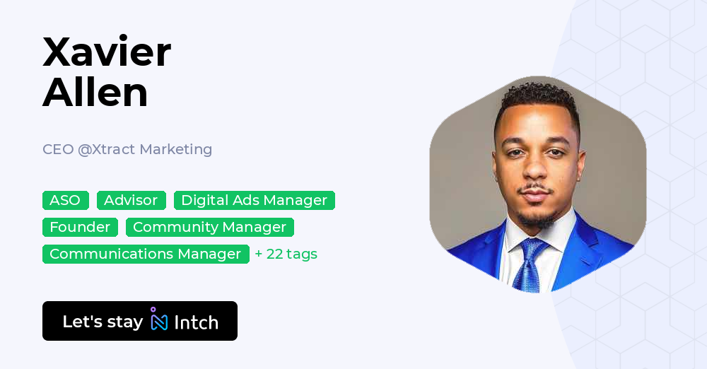 Xavier Allen - CEO, Xtract Marketing | Intch