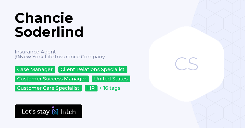 Chancie Soderlind - Insurance Agent, New York Life Insurance Company ...