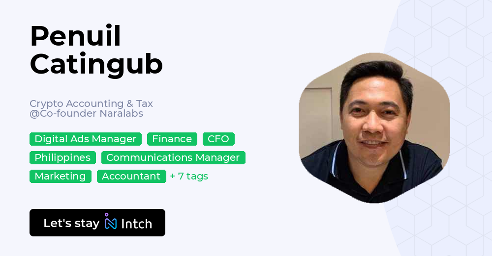 Penuil Catingub - Crypto Accounting & Tax, Co-founder Naralabs | Intch