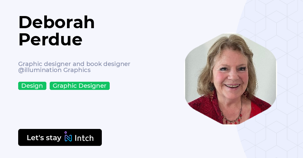 Deborah Perdue - Graphic designer and book designer, illumination ...