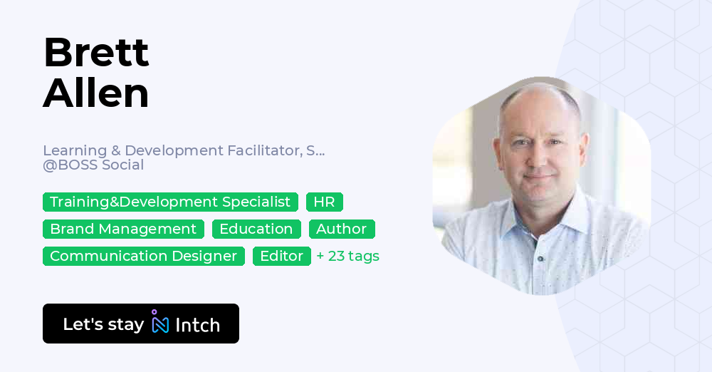Brett Allen - Learning & Development Facilitator, Sales Enablement ...