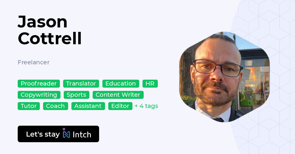 Jason Cottrell - Freelancer, | Intch