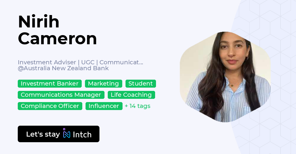 Nirih Cameron - Investment Adviser | UGC | Communications, Australia ...