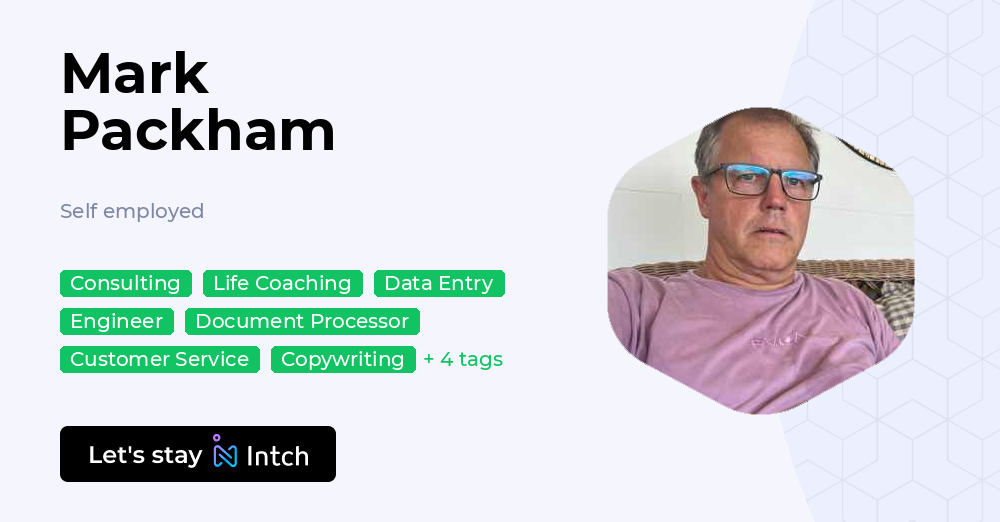 Mark Packham - Self employed, | Intch