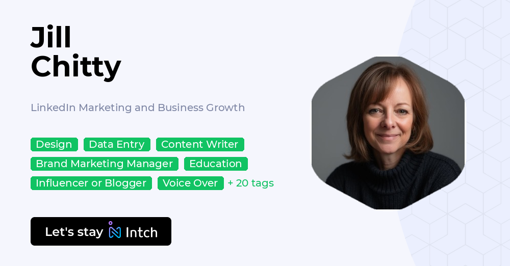 Jill Chitty - LinkedIn Marketing and Business Growth, | Intch