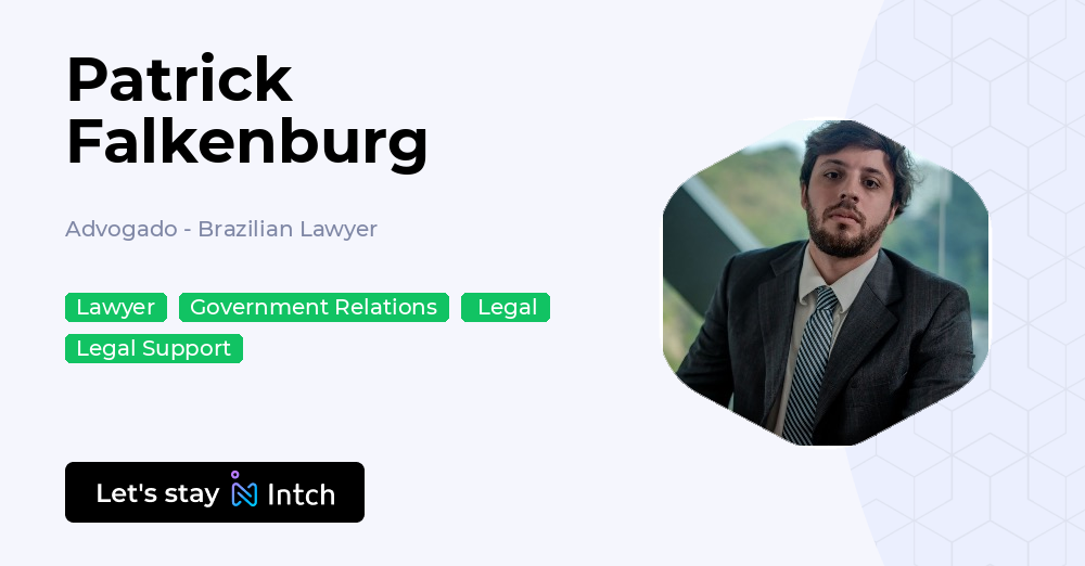 Patrick Falkenburg - Advogado - Brazilian Lawyer, | Intch