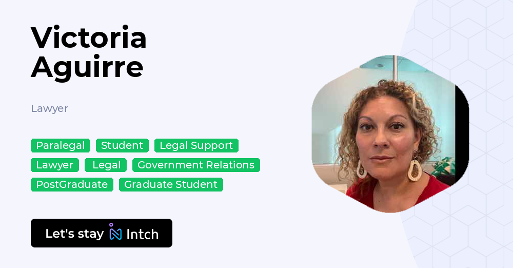 Victoria Aguirre - Lawyer, | Intch