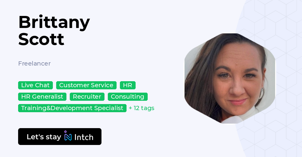 Brittany Scott - Freelancer, | Intch