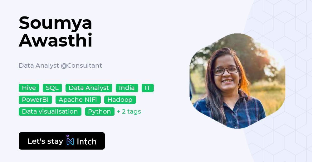 Soumya Awasthi - Data Analyst, Consultant | Intch