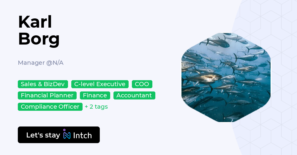 Karl Borg - Manager, N/A | Intch