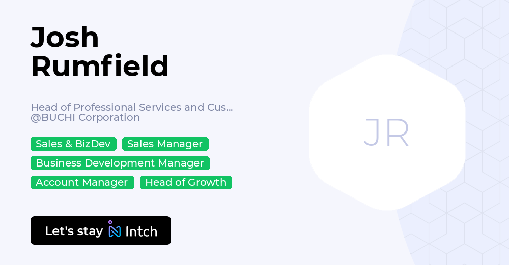 Josh Rumfield - Head of Professional Services and Customer Experience ...