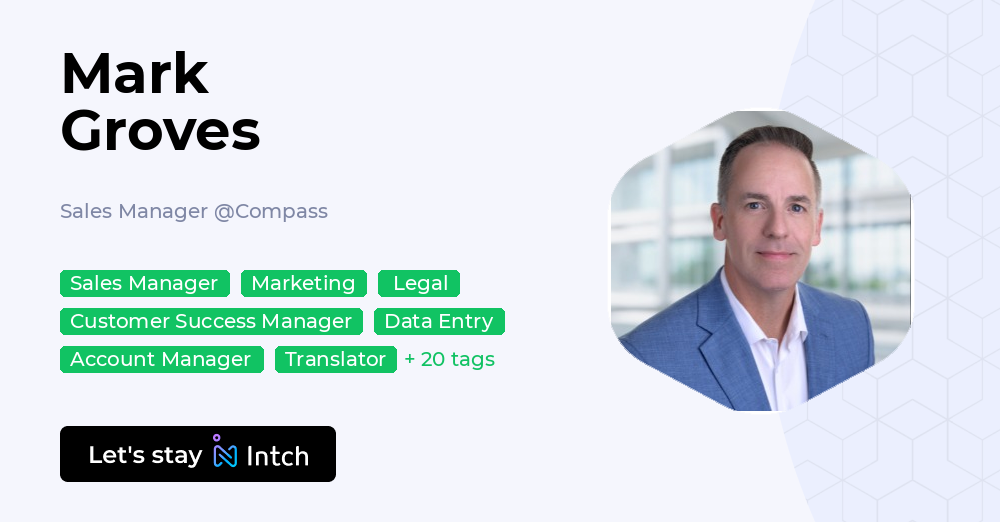 Mark Groves - Sales Manager, Compass | Intch