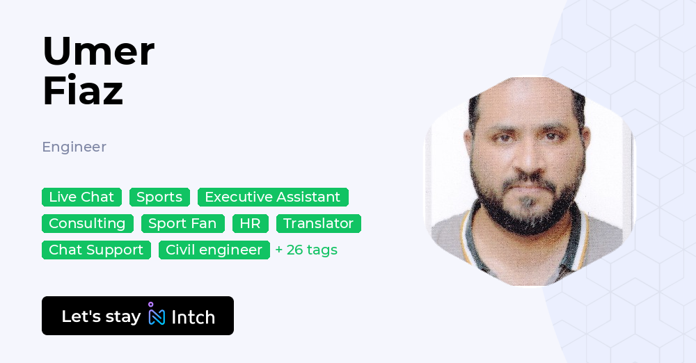 Umer Fiaz - Engineer, | Intch