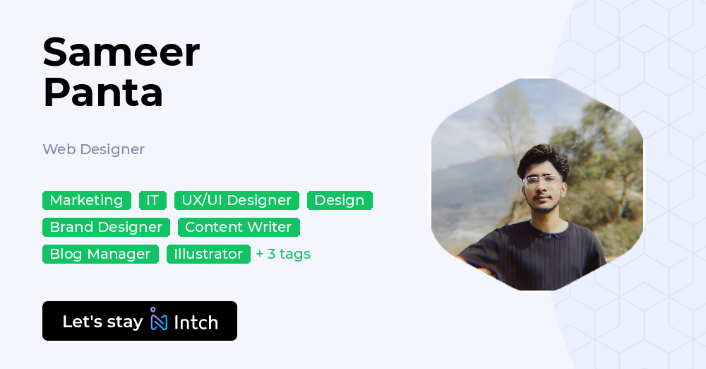 Sameer Panta - Web Designer, | Intch