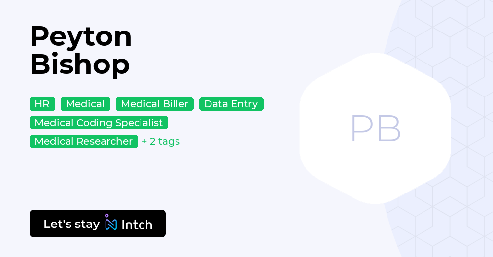 Peyton Bishop - | Intch