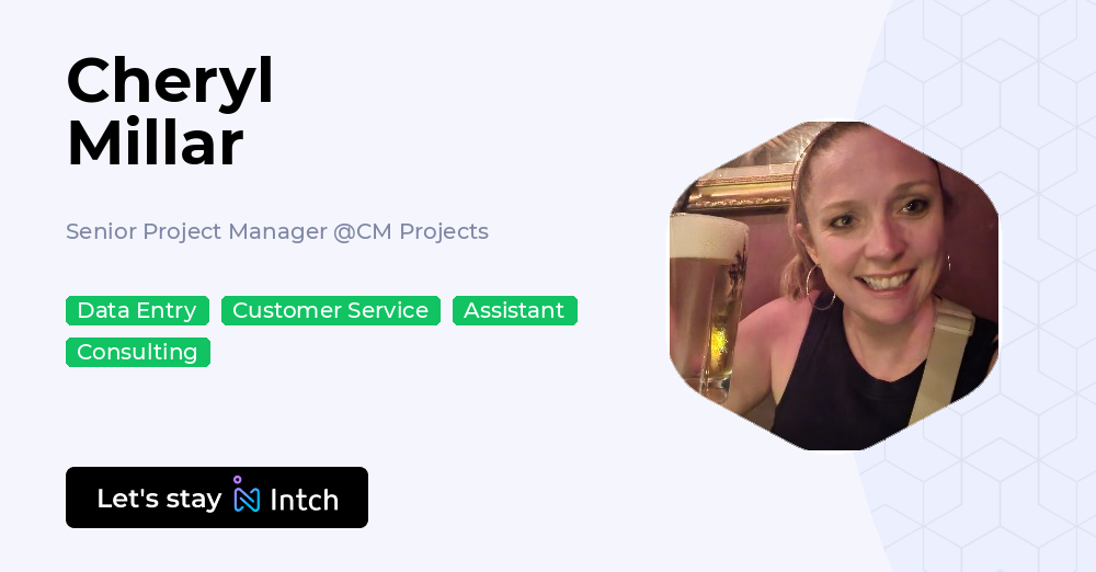 Cheryl Millar - Senior Project Manager, CM Projects | Intch