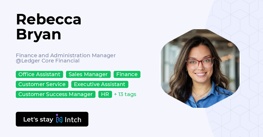 Rebecca Bryan - Finance and Administration Manager, Ledger Core ...