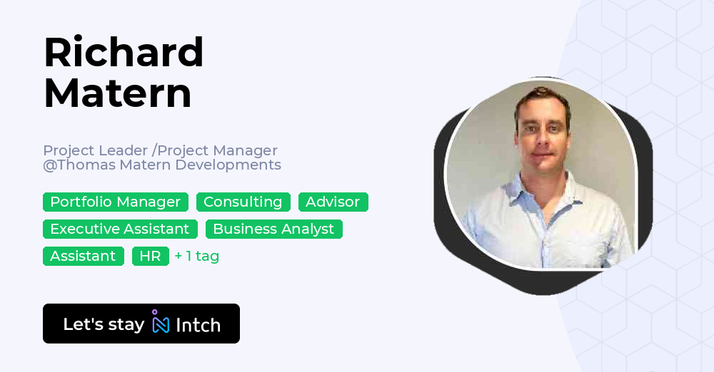 Richard Matern - Project Leader /Project Manager, Thomas Matern ...